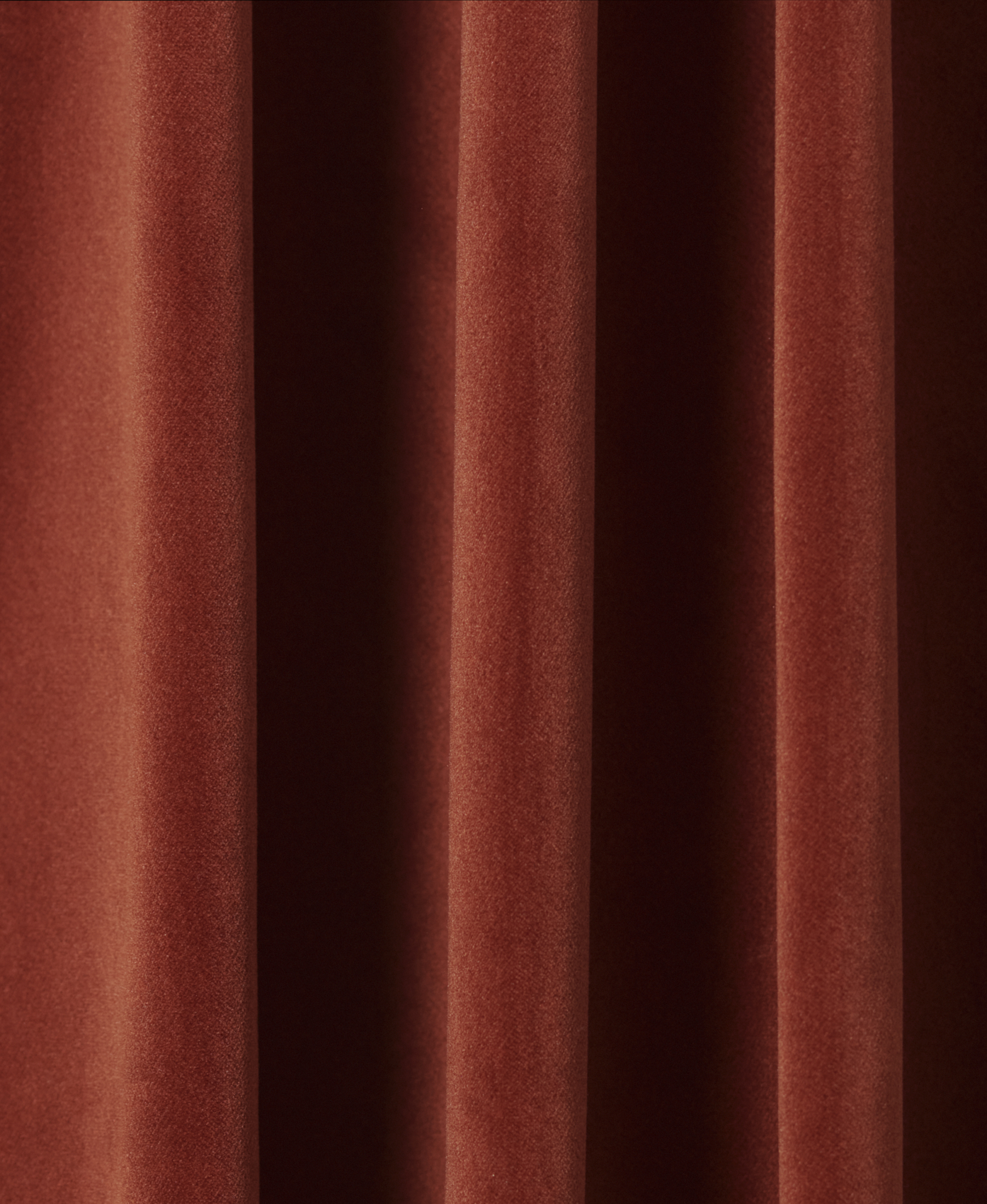 Gordijn Luxury Velvet Terracotta 301 koop je bij Voordeelgordijnen.nl
